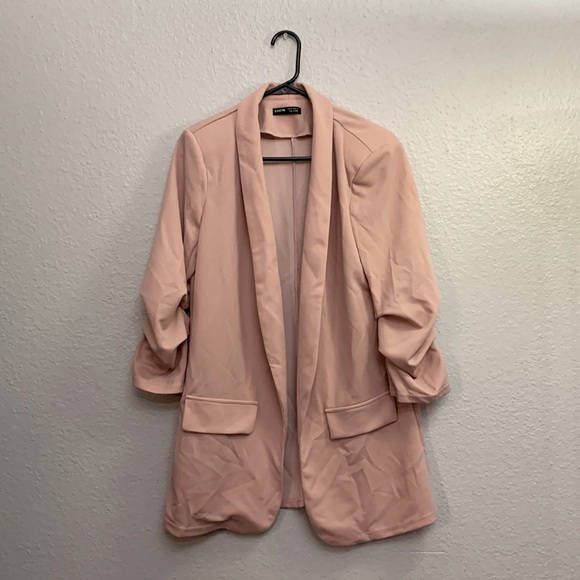 SHEIN | Jackets & Coats | Shein Dusty Pink Blazer | Poshmark